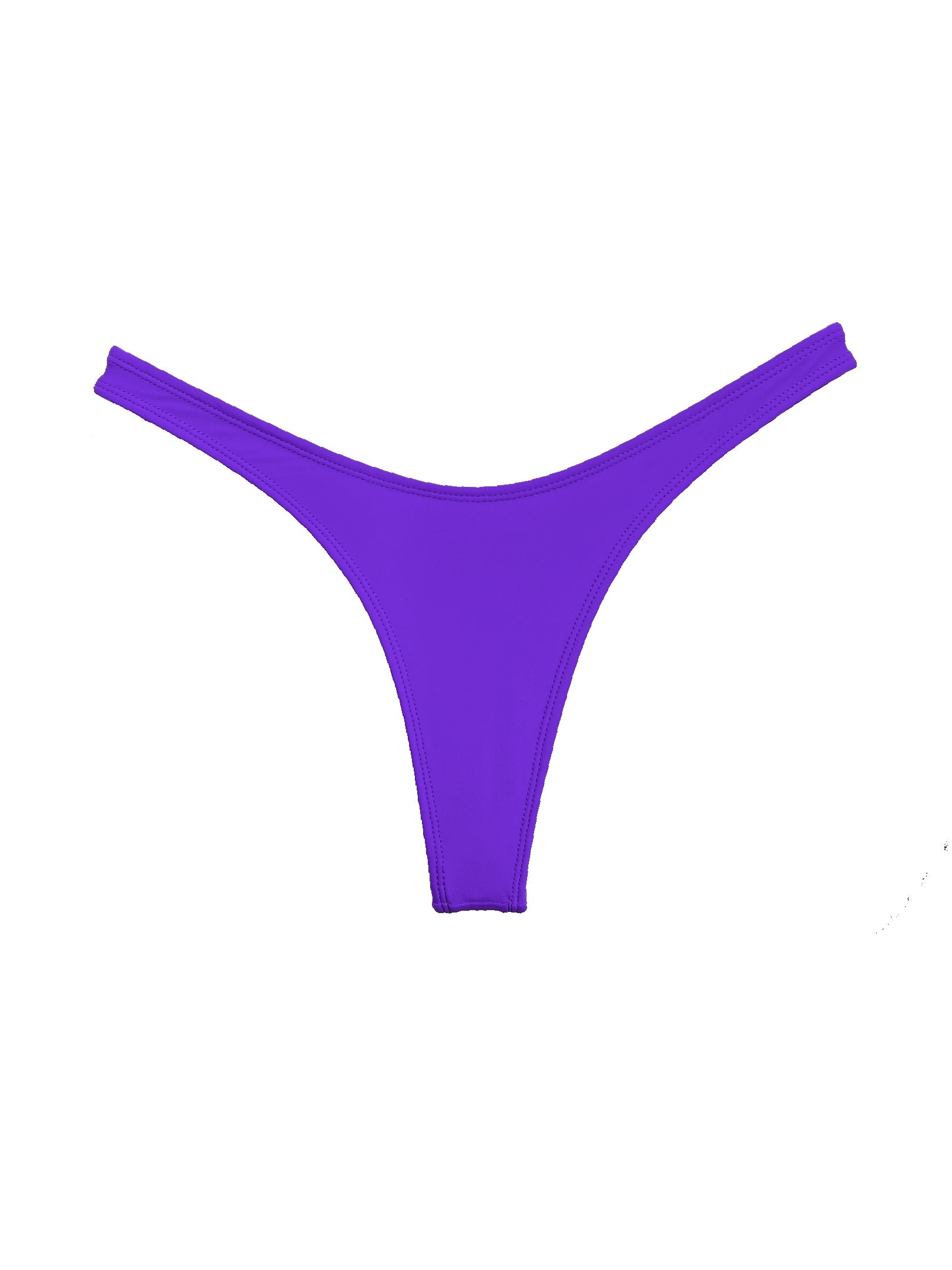 Neon Purple Thong Bikini Bottoms | Purple Cheeky High Cut Brazilian ...