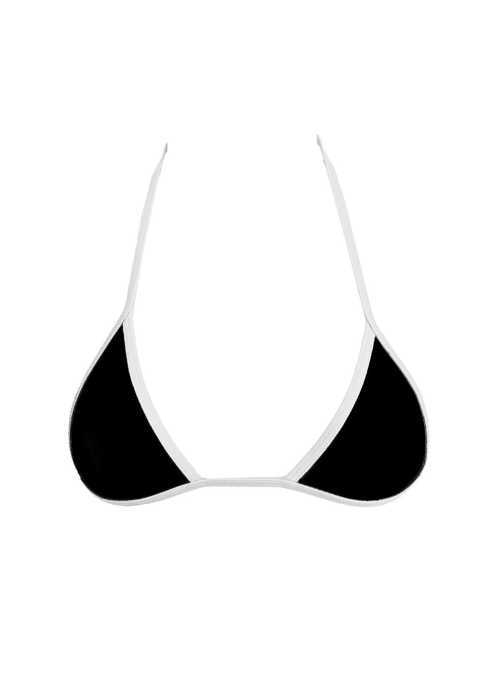008 Micro Bikini Top - Black & White – Tinye Swimwear