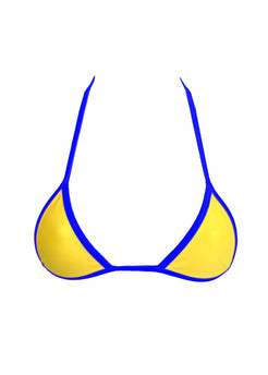 008 Micro Bikini Top - Scuba | Blue and Yellow Tiny Bikini Top – Tinye ...