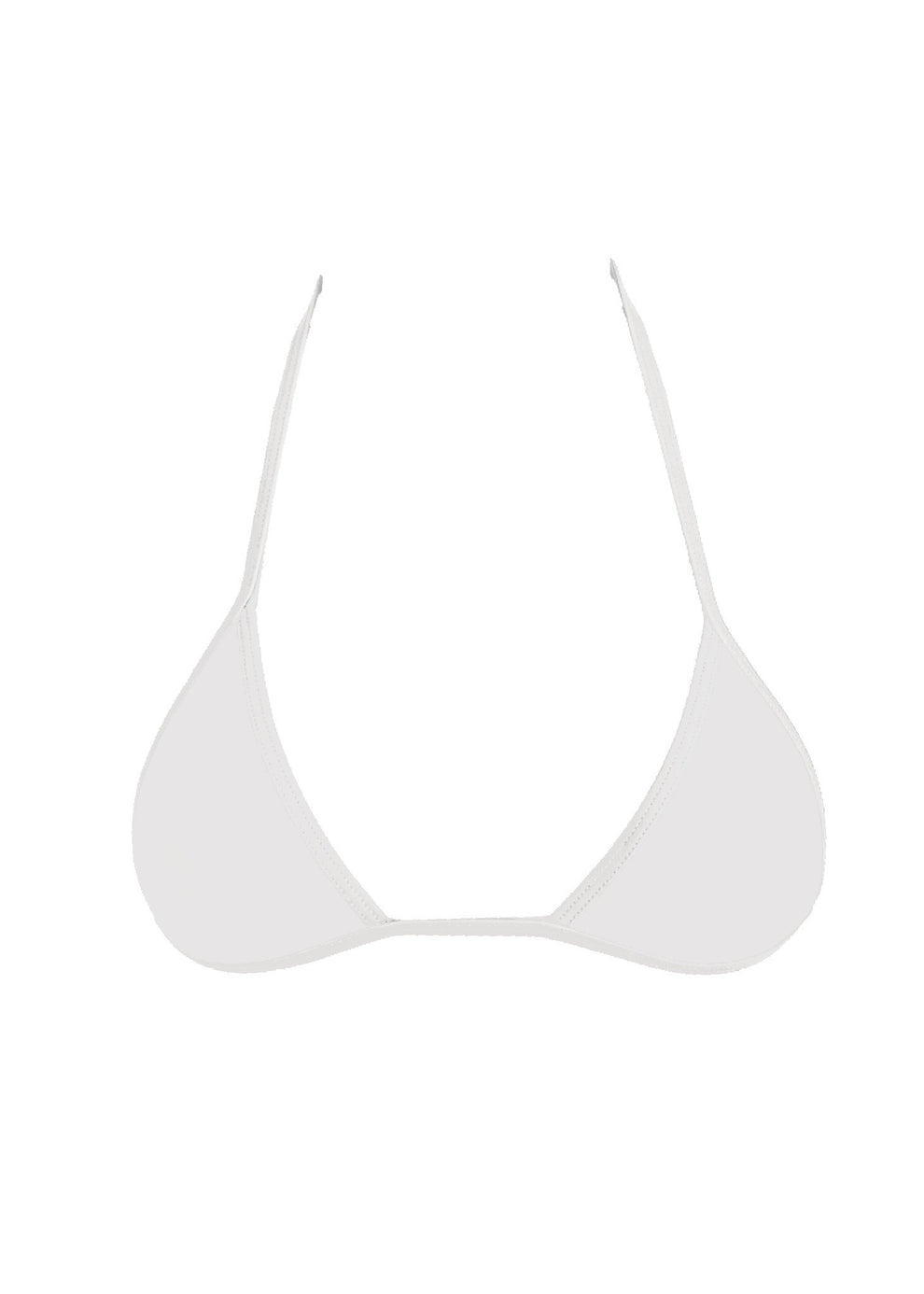008 Micro Bikini Top - White – Tinye Swimwear