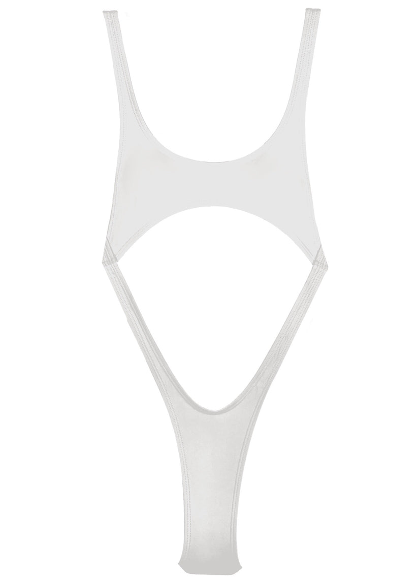 007 One Piece White Tinye Swimwear